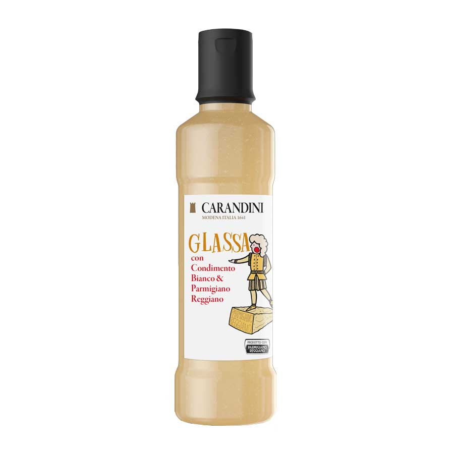Carandini Glazuur van Azijn en Parmezaanse Kaas DOP 250 ml