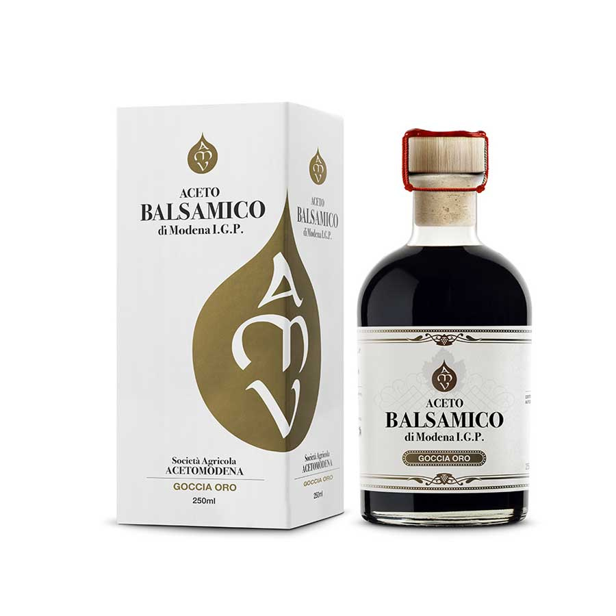 Balsamic Vinegar of Modena PGI IGP Goccia Oro 250 ml Acetomodena