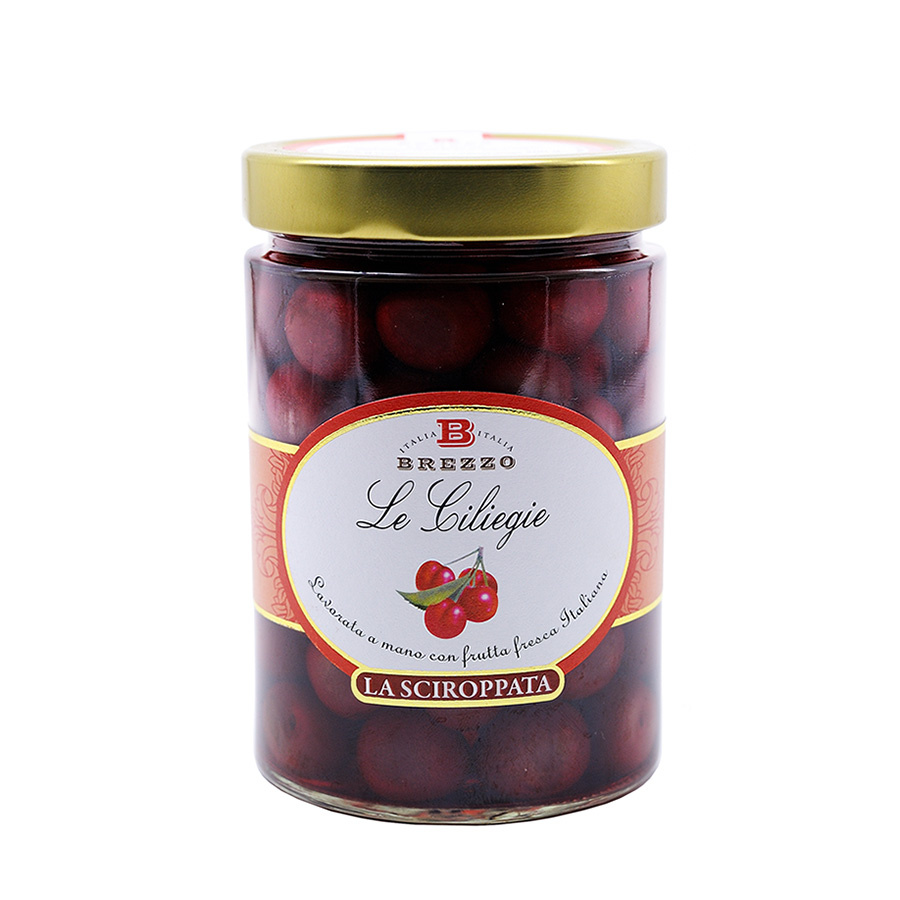 Cherries in Syrup 605 gr Apicoltura Brezzo Piedmont