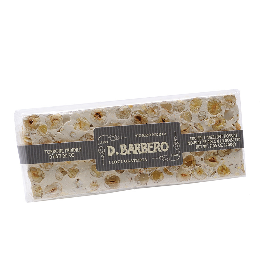 Barbero Torrone Friabile con Nocciola Piemonte IGP 200 gr
