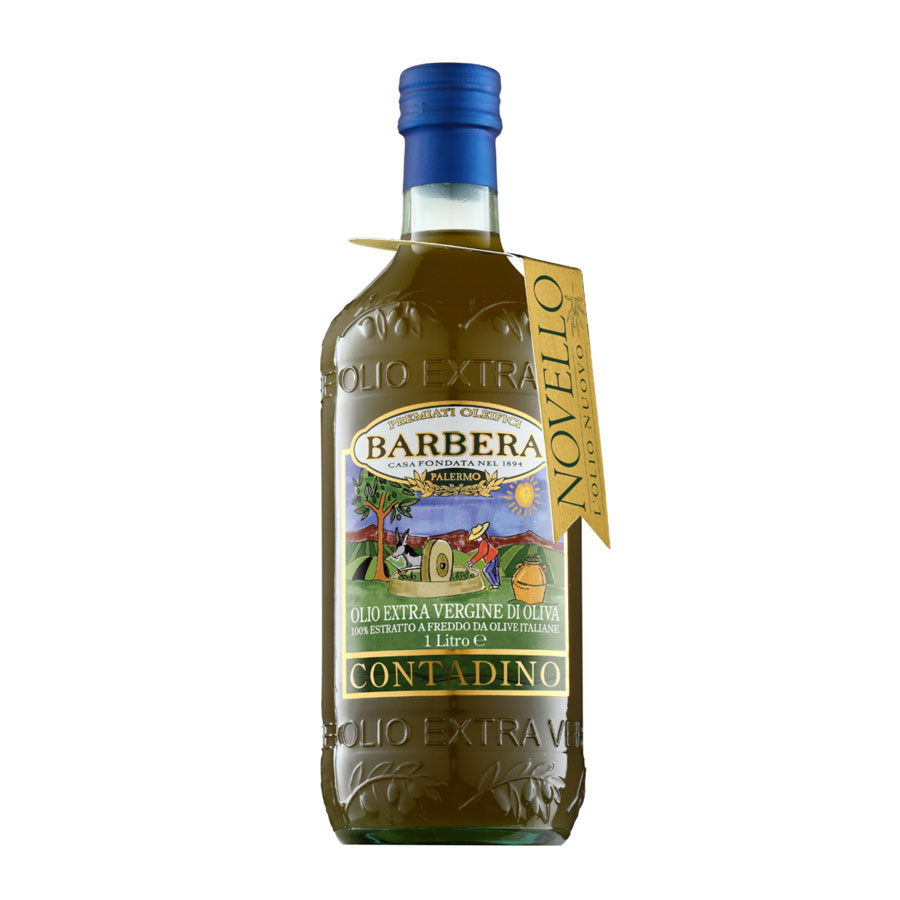 Novello Contadino 2025 Extra Virgin Olive Oil 1 lt Barbera Sicily