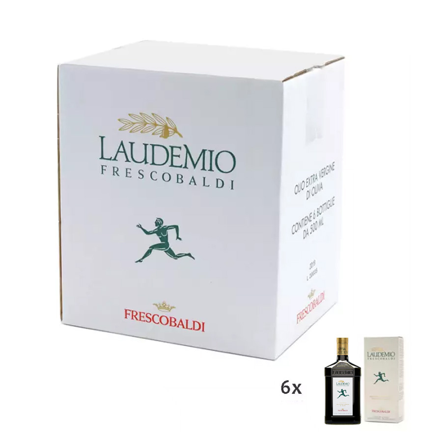 Doos Laudemio Frescobaldi Extra Vergine Olijfolie Toscane Aanbieding