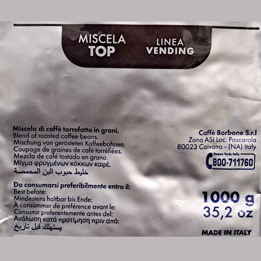 Offer Caffè Borbone Coffee Beans Red, Blue and Top Blend 1 kg x 3