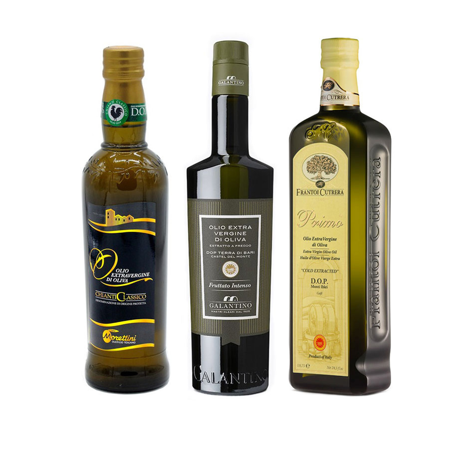 Prom 3 Aceites Oliva Virgen Extra DOP Chianti Terra Bari Monti Iblei