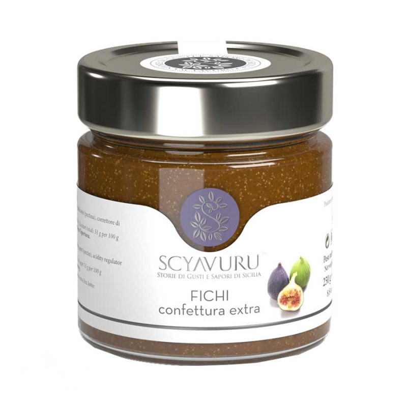 Vijgen Extra Jam 250 g Scyavuru Sicilië vijgenjam