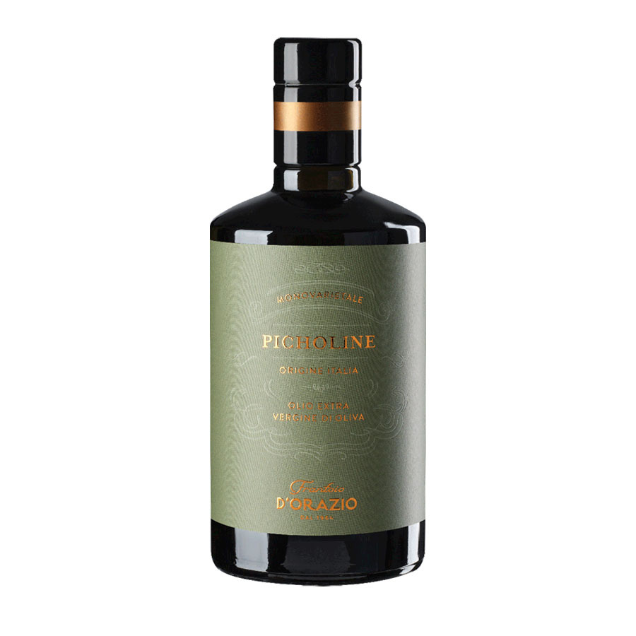 Frantoio D'Orazio Extra Virgin Olive Oil Monocultivar Picholine 500 ml