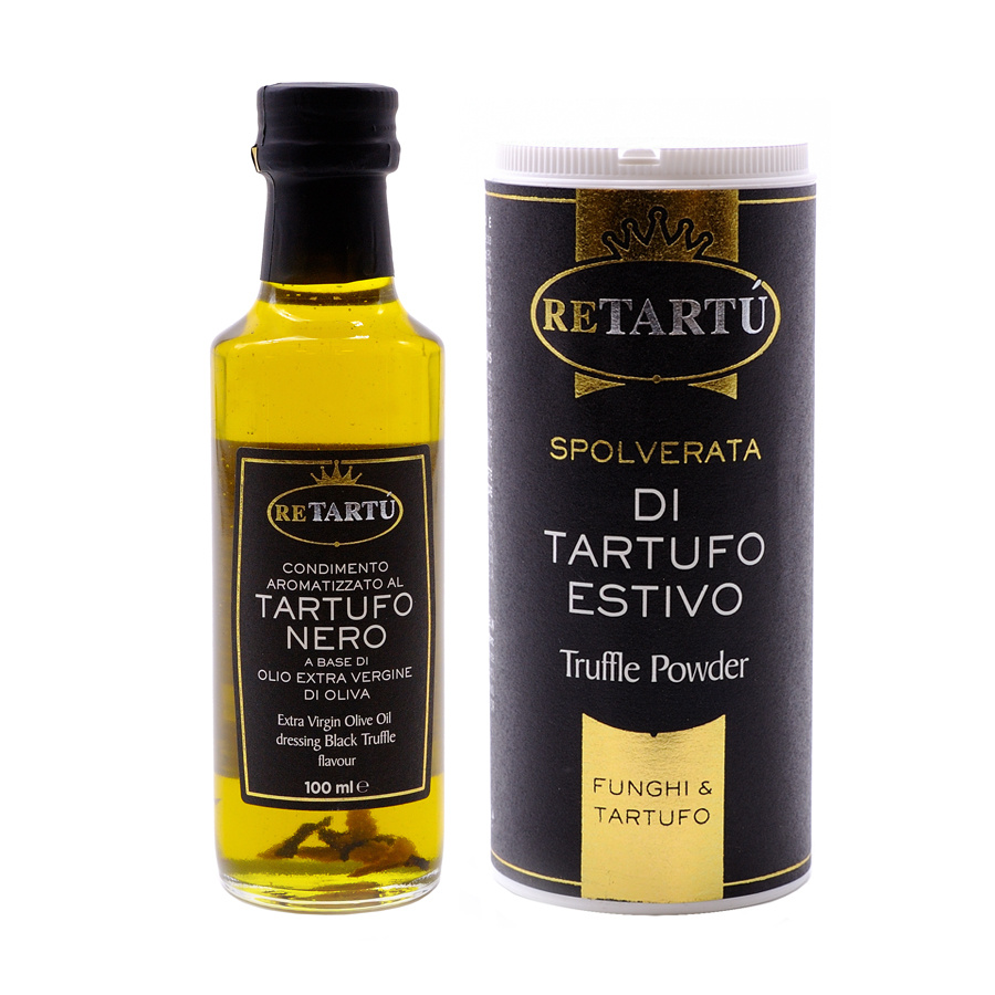 Offer Black Truffle Powder and Extra Virgin Olive Oil Giuliano Tartufi