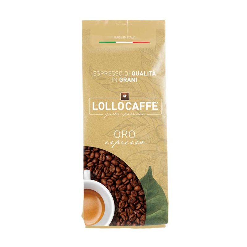 Granos de Café Mezcla ORO Lollo Caffè 1 kg