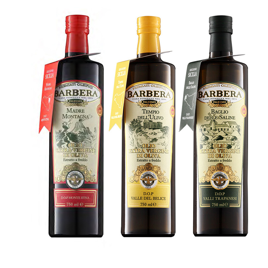 Trio EVO Oil DOP Baglio Saline, Tempo Ulivo Madre Montagna