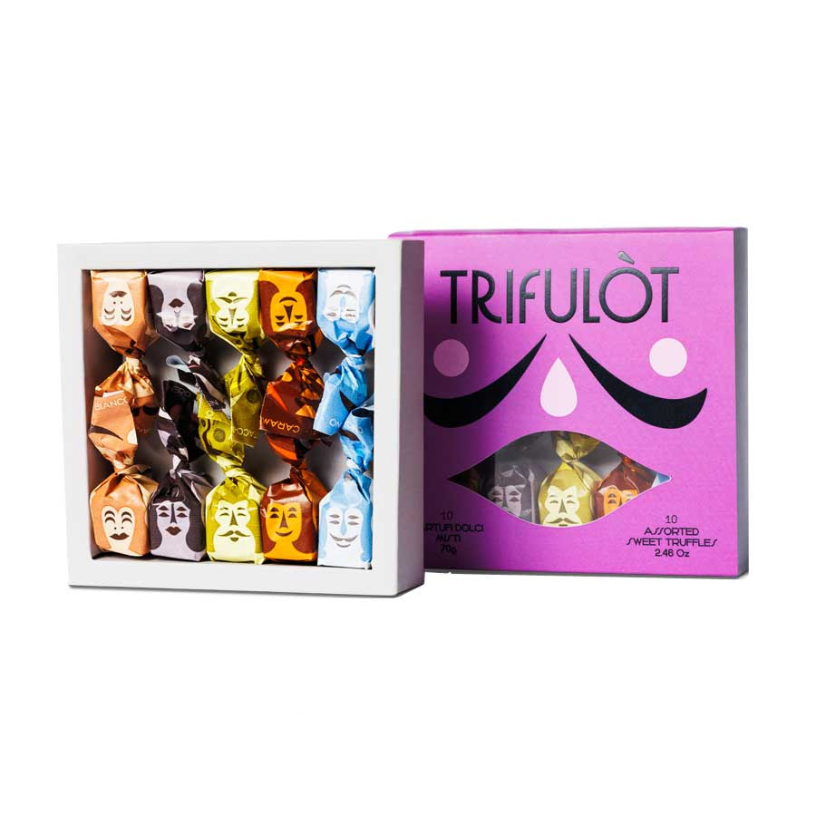 Viaggio nel Gusto Trifulòt Tartufi Dolci Misti 70 gr Tartuflanghe