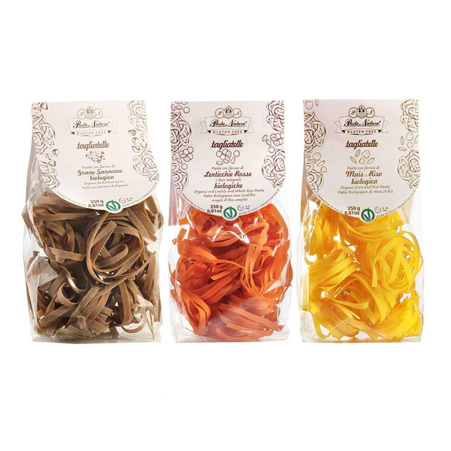 Offer Tris Tagliatelle Biological gluten-free pasta Pasta Natura