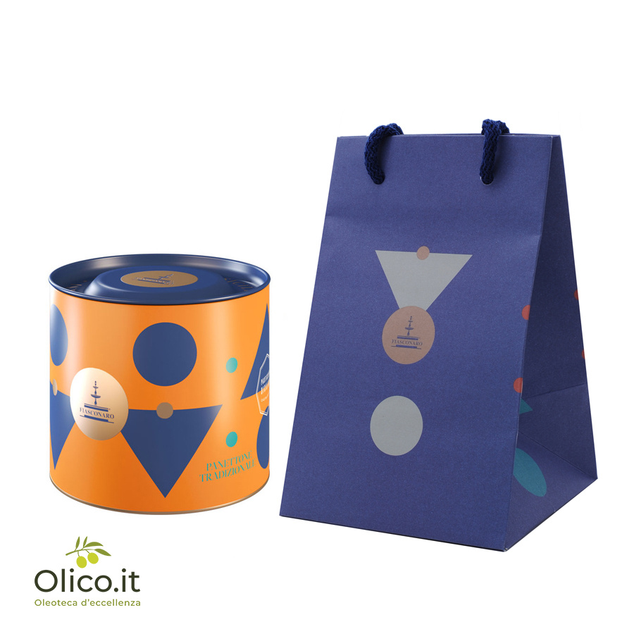 Fiasconaro Traditional Panettone in a Blue gift box 100 g