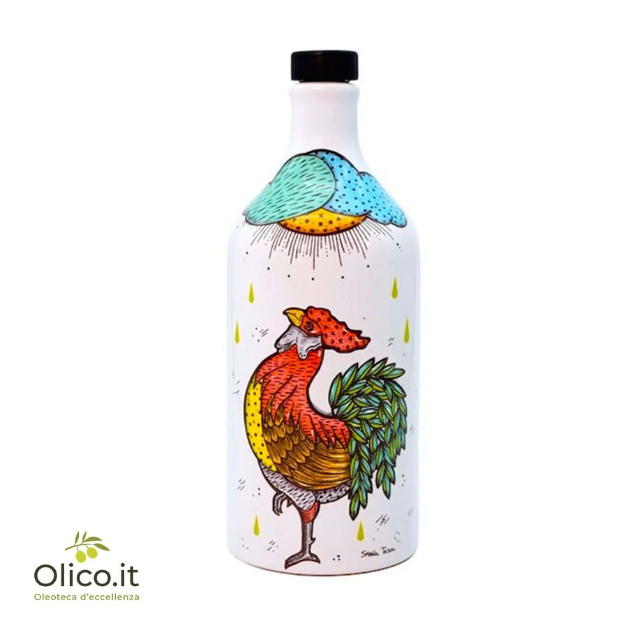 Keramikkrug Hahn Natives Olivenöl Extra Muraglia