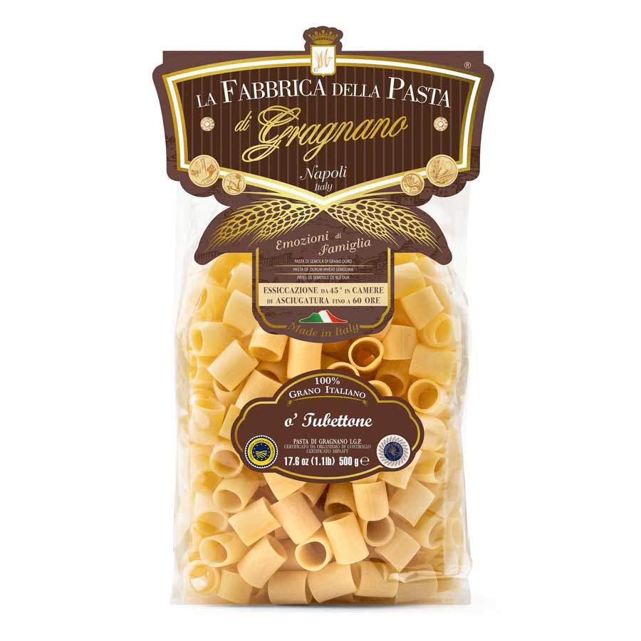 O Tubettone Gragnano Pasta PGI IGP 500 gr Fabbrica della Pasta