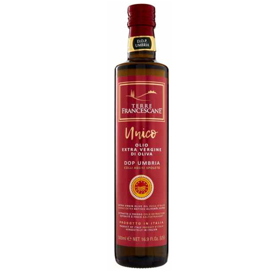 Terre Francescane Extra Virgin Olive Oil Unico DOP Umbria 500 ml