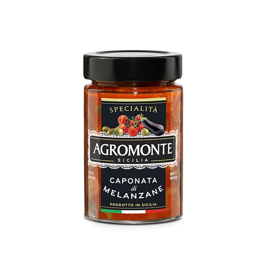 Auberginen Caponata 200 g Agromonte Sizilien