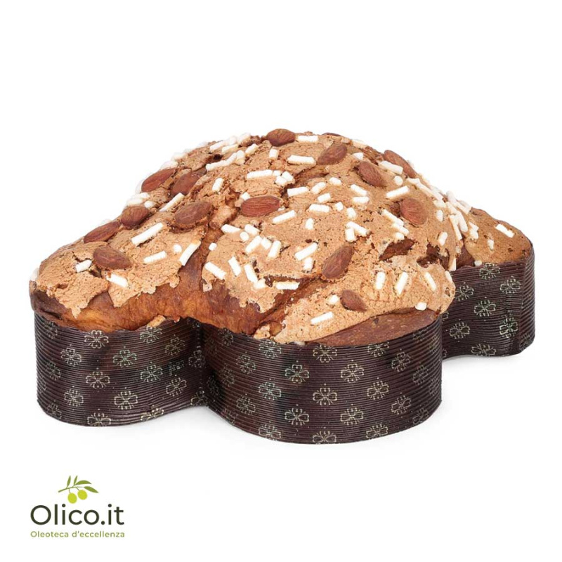 Colomba with Almonds Fiasconaro Dolce e Gabbana in pink tin 750 gr