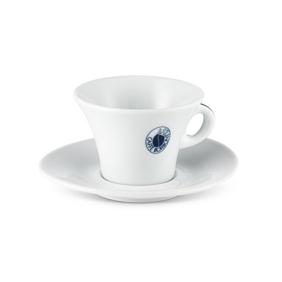 Set of 6 ceramic Cappuccino cups Caffè Borbone for Italian Espresso
