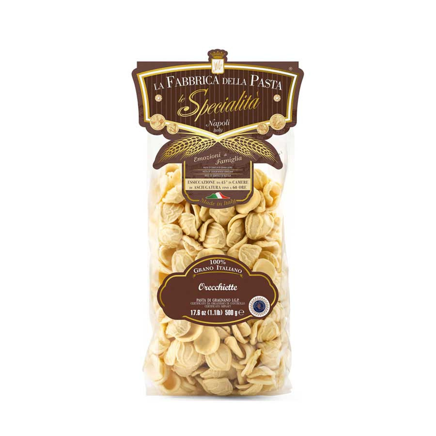 Artisanal Pasta Orecchiette 500 gr Fabbrica della Pasta Gragnano