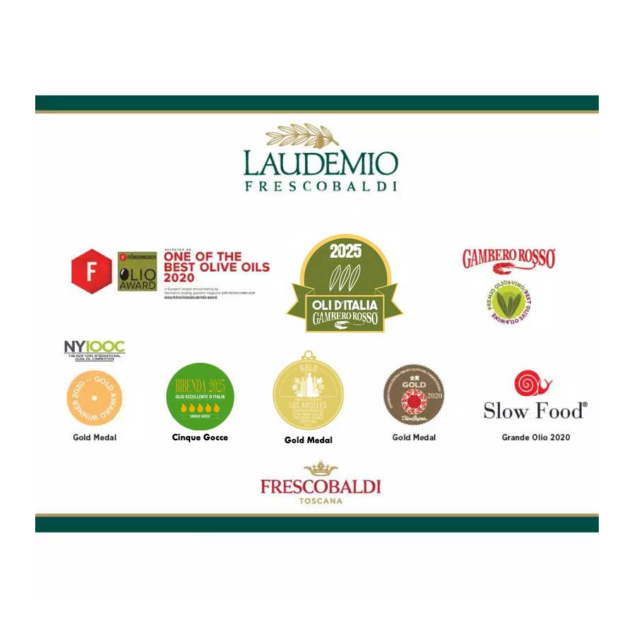 Extra Virgin Olive Oil Laudemio 500 ml Frescobaldi Tuscany Tuscan