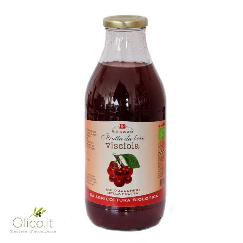 Jus de Cerise aigre Biologique 750 ml Apicoltura Brezzo Piémont