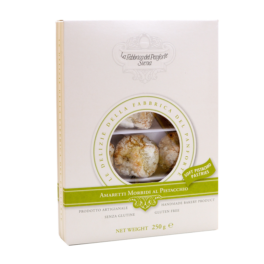 Fabbrica del Panforte Amaretti Morbidi al Pistacchio 250 gr