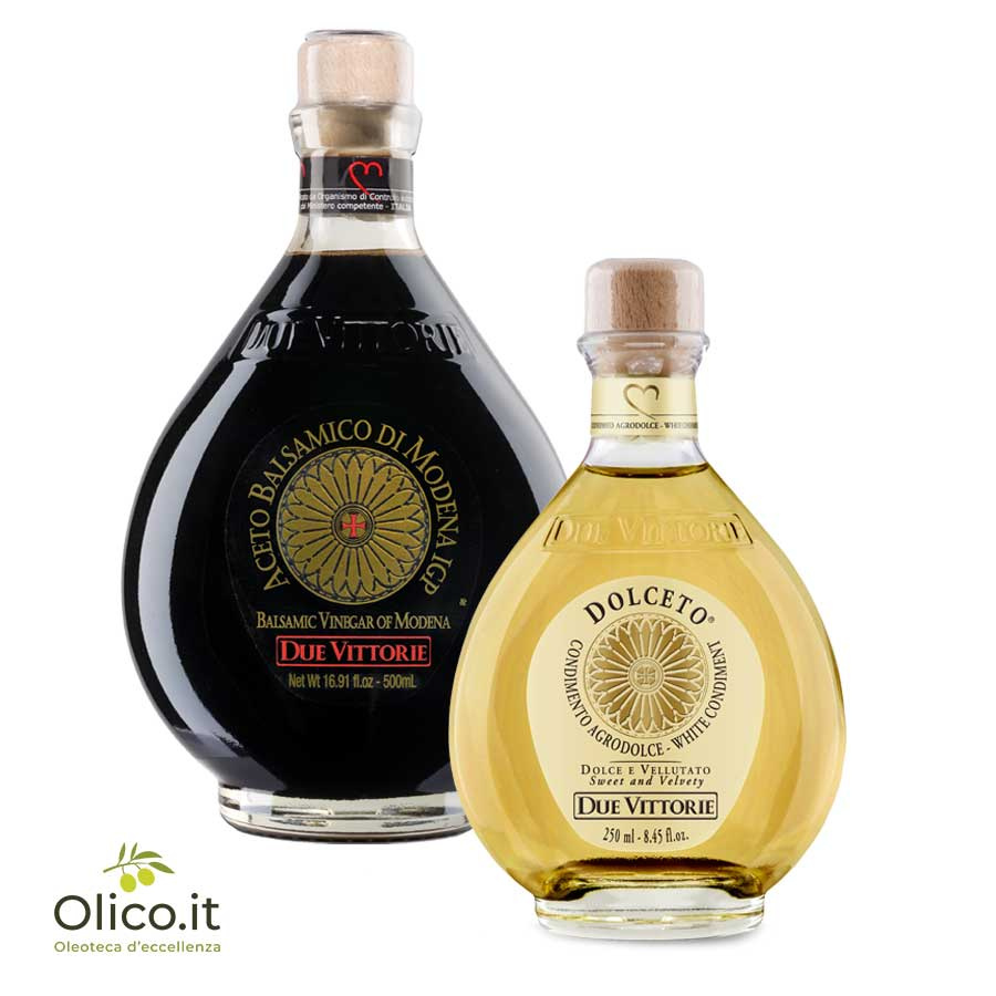 Offerta Aceto Balsamico Modena IGP Oro Due Vittorie e bianco Dolceto
