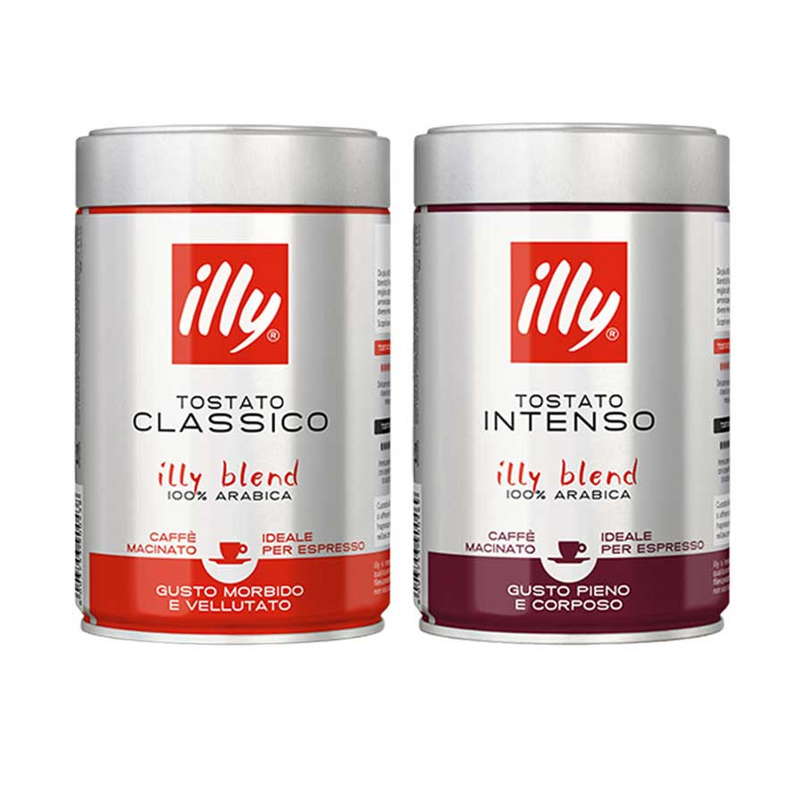 Oferta Café molido Illy Espresso Clásico e Intenso 250 g x 2