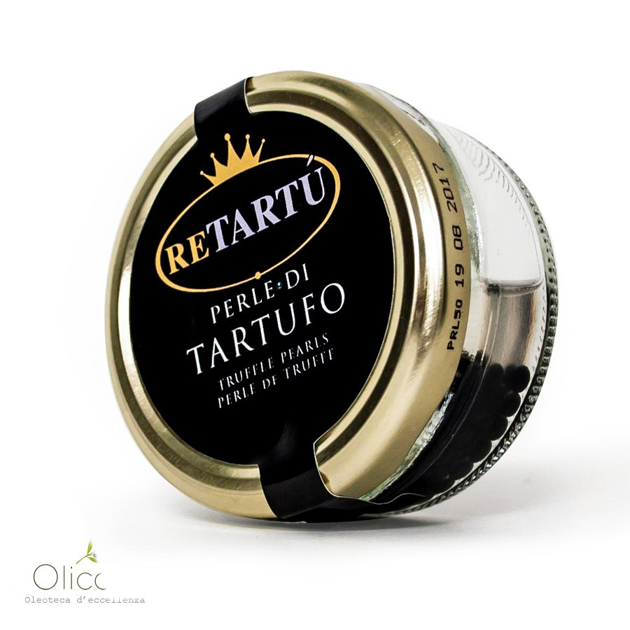 Black Truffle Pearls 50 gr Perlage of Giuliano Tartufi Umbria