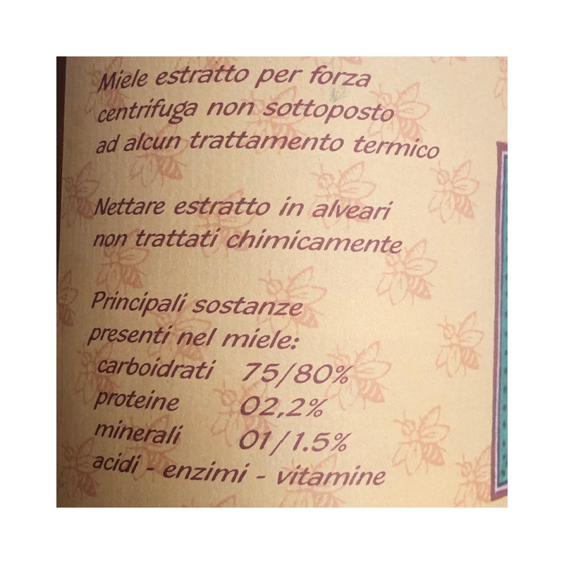 Miel Mil de Flores - Abeja negra sicula 1 kg amodeo carlo Sicilia