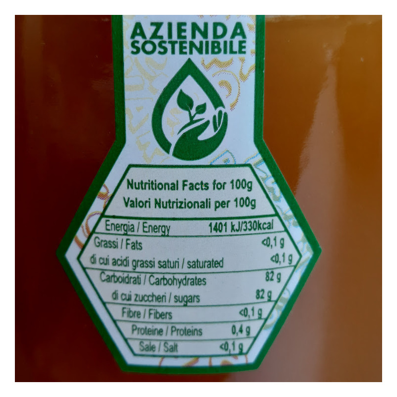 Italian Ivy Honey 500 gr Apicoltura Rossi Novaro Tuscany