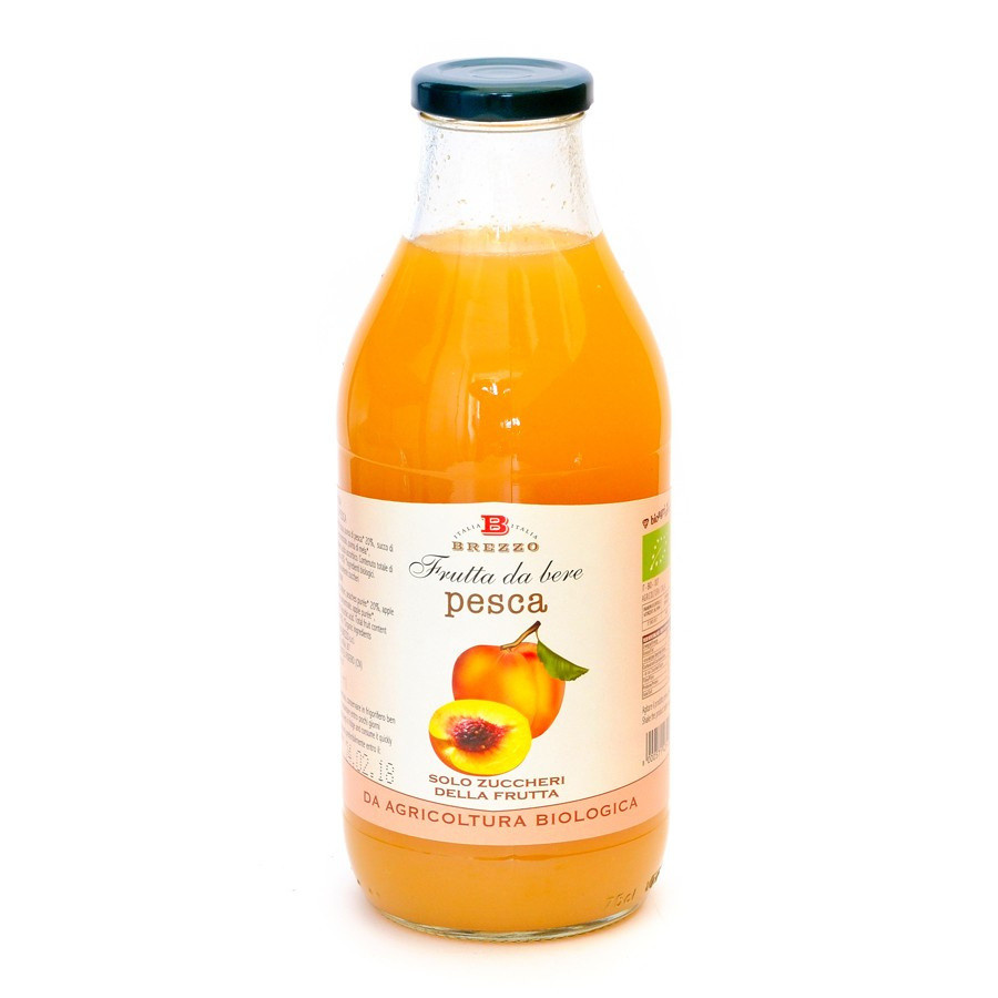 Organic Peach Juice 750 ml Apicoltura Brezzo Piedmont