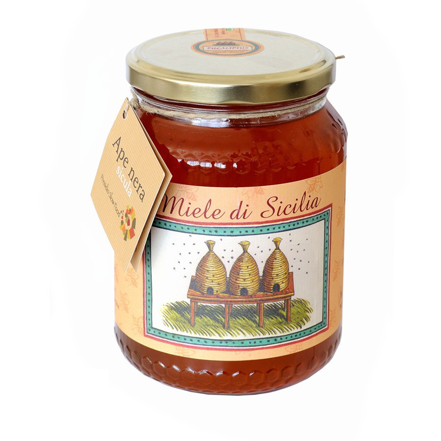 Miel de Eucalipto tardío - Abeja Negra Sícula1 kg carlo amodeo sicilia
