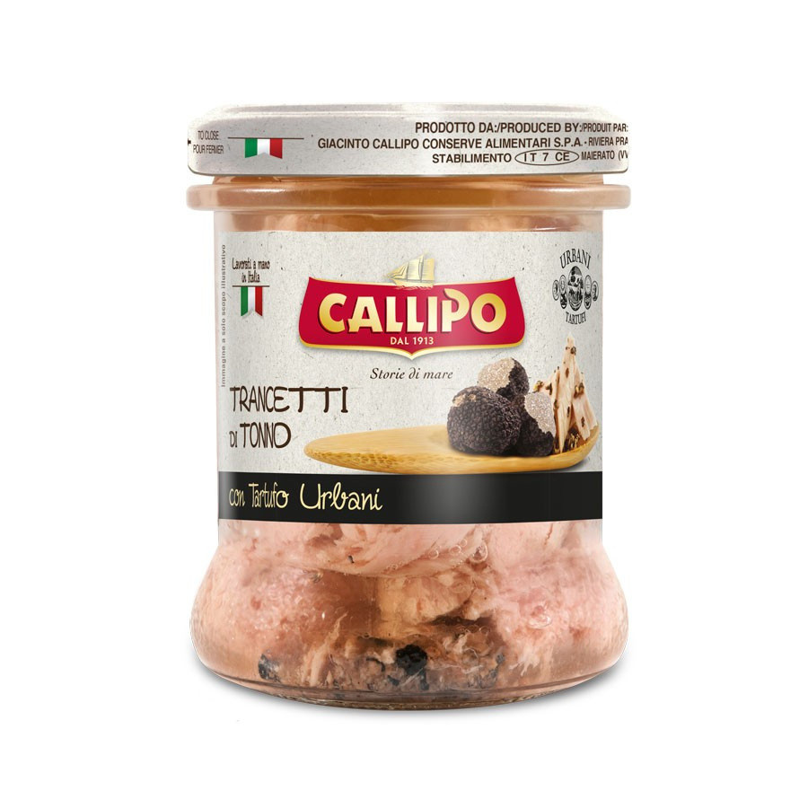 Giacinto Callipo Tuna fish Slices with Urbani Truffle 170 gr Calabria