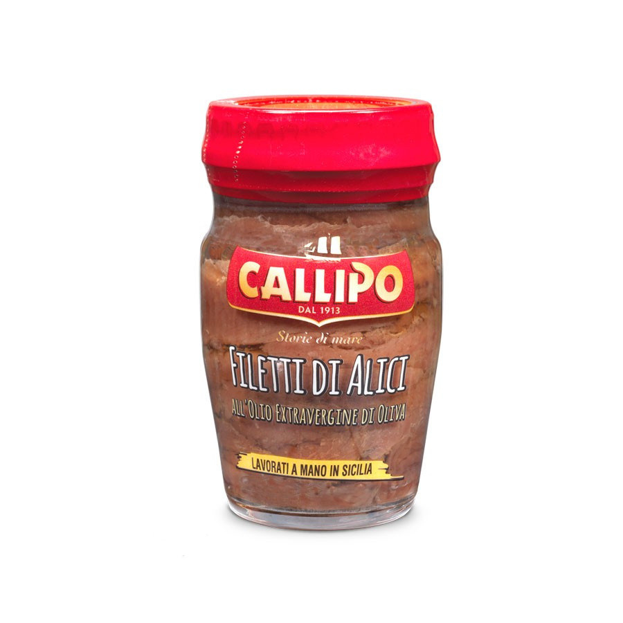 Anchovy Fillets in extra virgin olive oil 75 gr Callipo Calabria