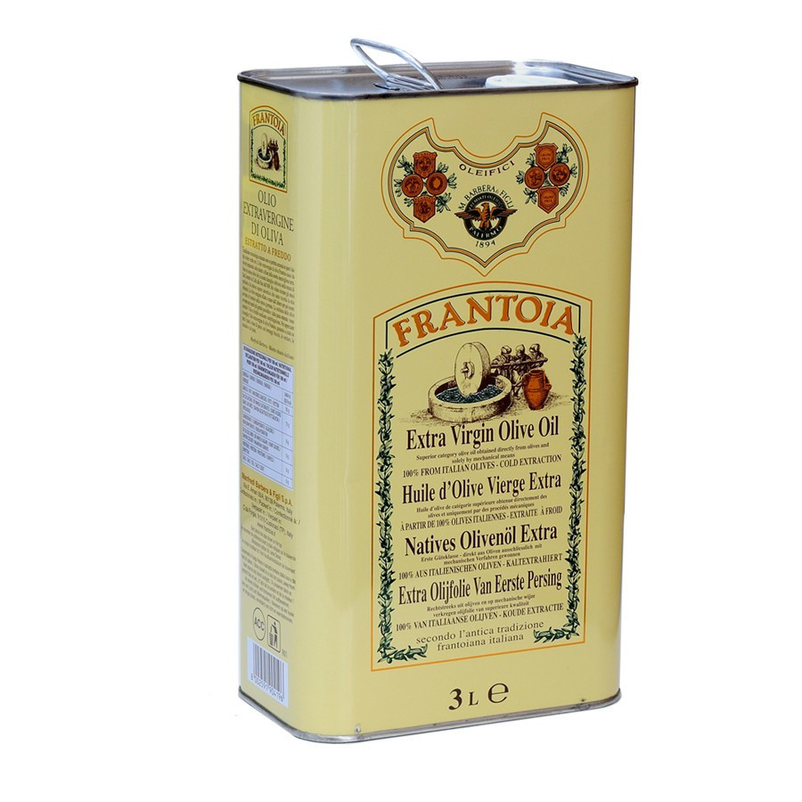 Can 3 lt Extra Virgin Olive Oil Frantoia Barbera Sicily
