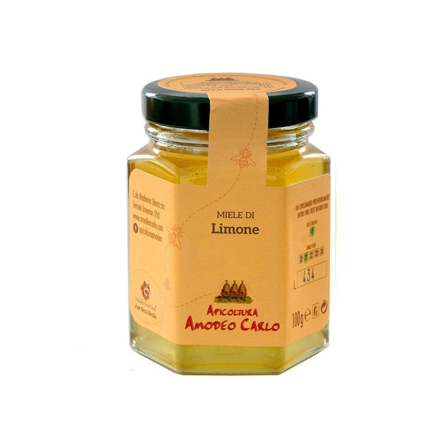 Miel de Limón - Abeja negra sícula 100 gr Carlo amodeo slow food