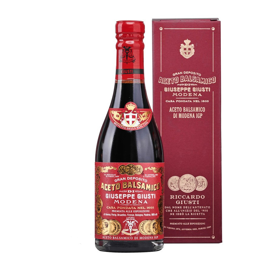 Dense Balsamic Vinegar of Modena PGI 3 Gold Medals Giuseppe Giusti