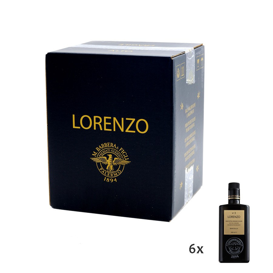 Aceite de Oliva Virgen Extra Biológico Lorenzo N° 3, DOP Val di Mazara