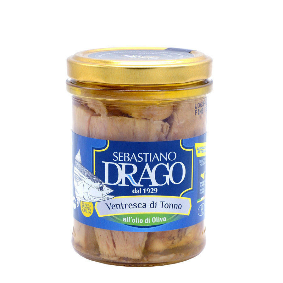 Filetti di Ventresca all'Olio di Oliva 200 gr Sebastiano Drago Sicilia
