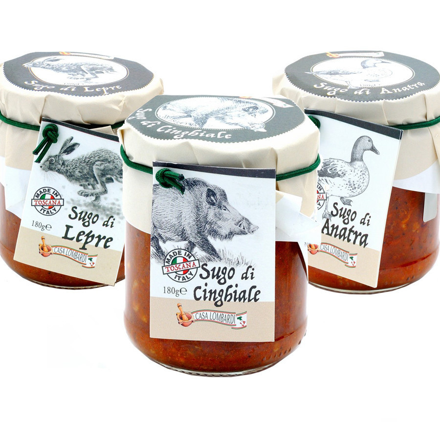 Promozione Sughi Toscani Casa Lombardi Ragù di Lepre Cinghiale Anatra