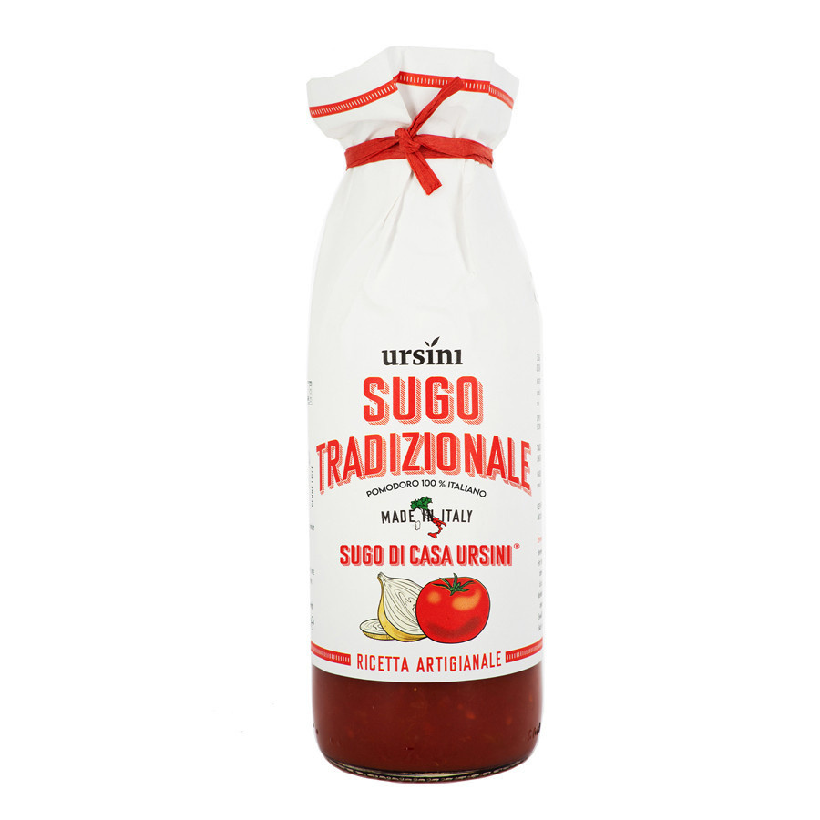 Sugo pronto Pomodoro 100% Italiano Tradizionale di Casa Ursini 500 gr