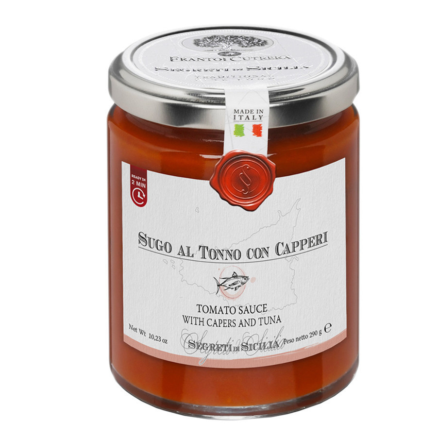Salsa de Atún con Alcaparras Frantoi Cutrera Segreti di Sicilia 290 gr