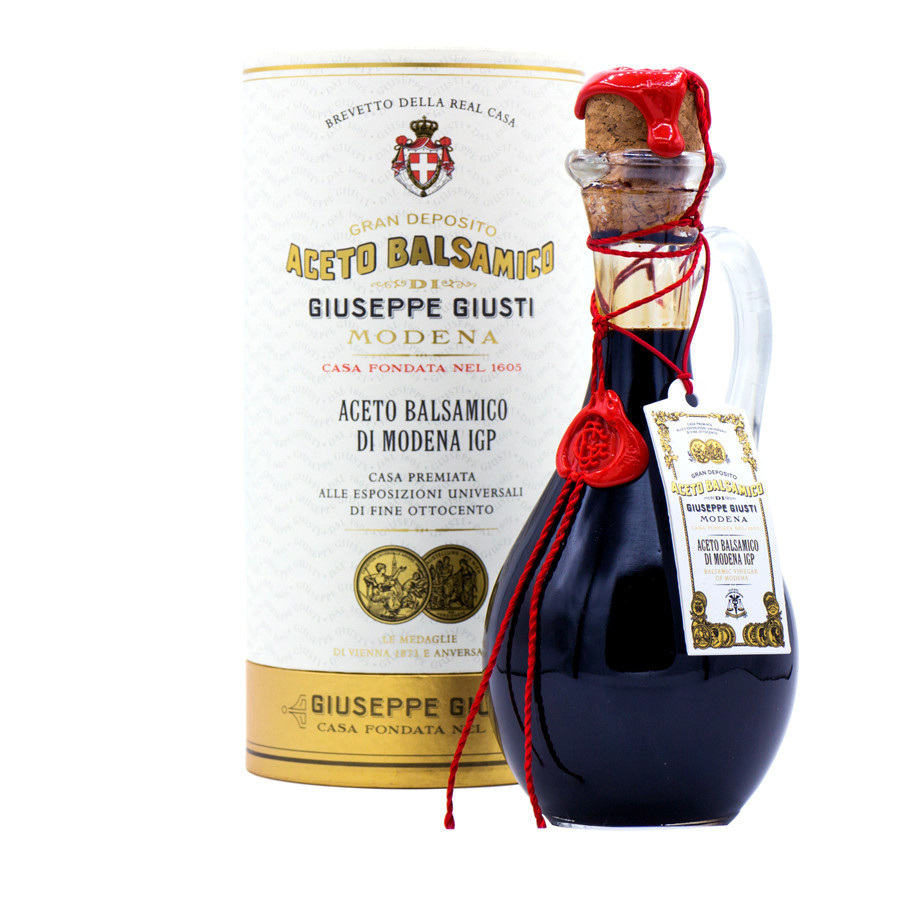 Balsamic Vinegar Modena PGI 2 Gold Medals Giuseppe Giusti Gift bottle
