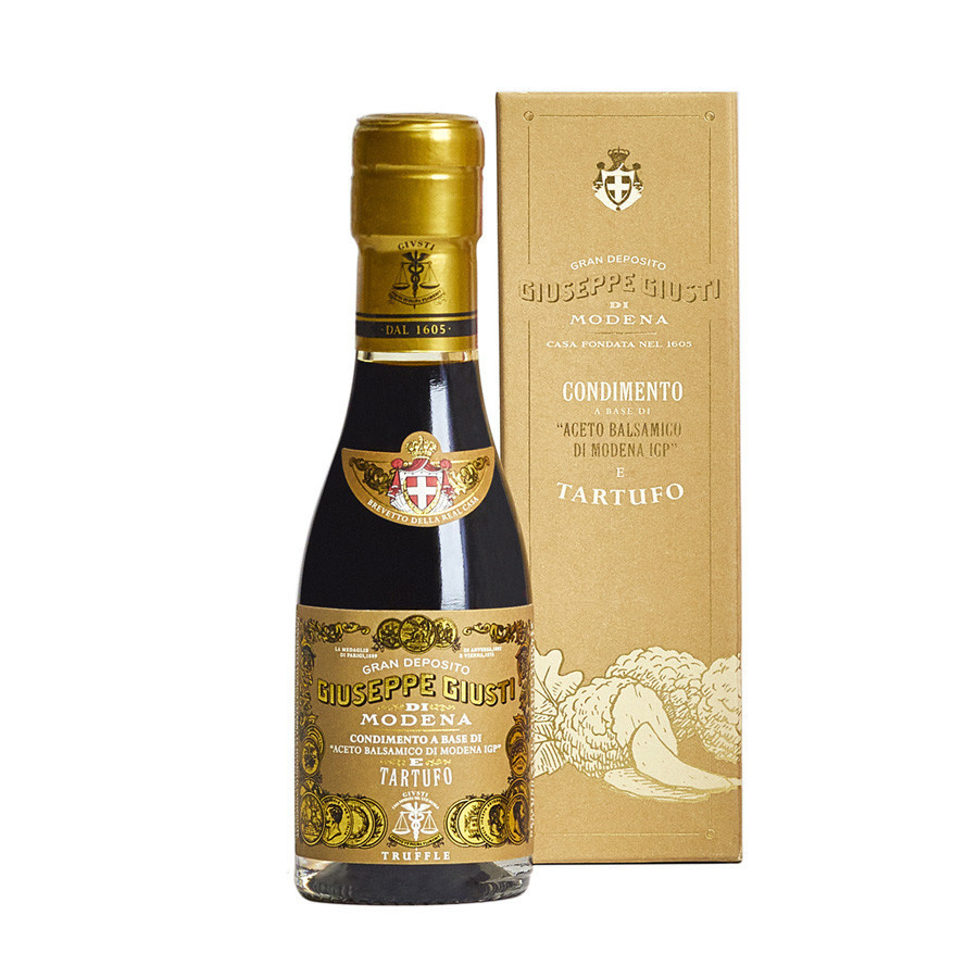 Glasur mit Balsamico Essig aus Modena IGP und Trüffel Giuseppe Giusti