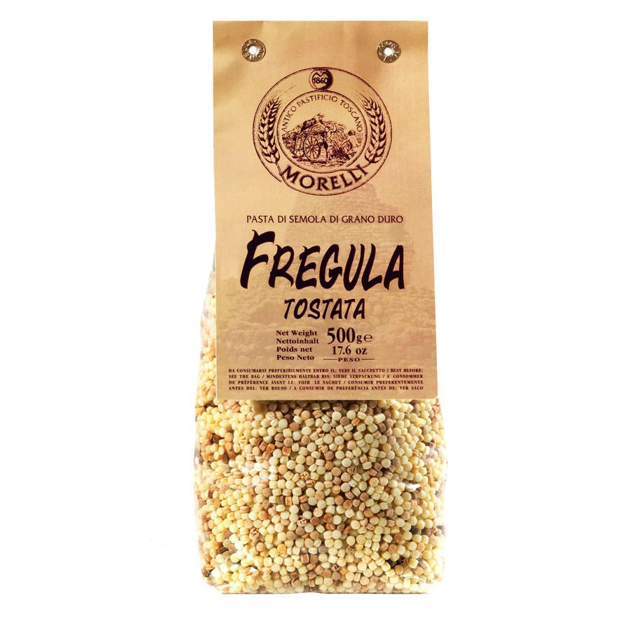 Geroosterde fregula Pasta Antico Pastificio Morelli Tuscane 500 g