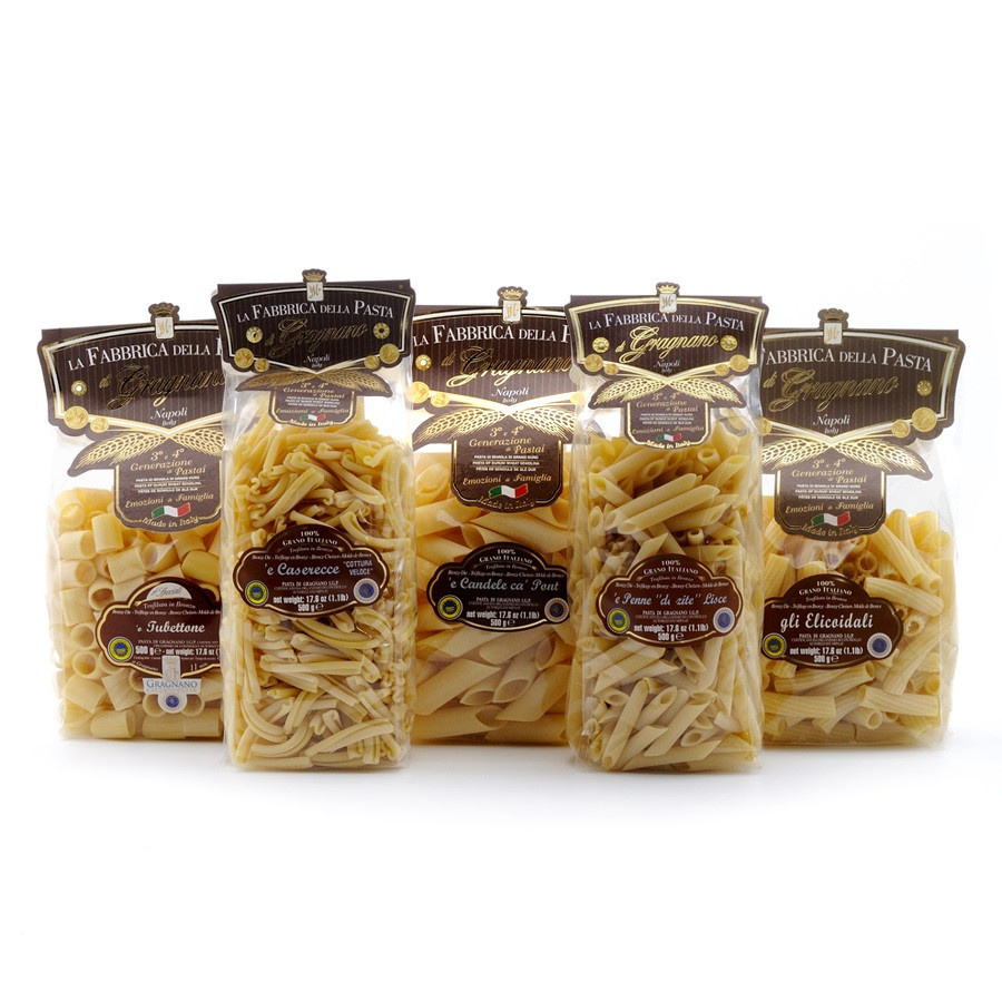 Weekverpakking - Pasta di Gragnano IGP - 500 gr Fabbrica della Pasta