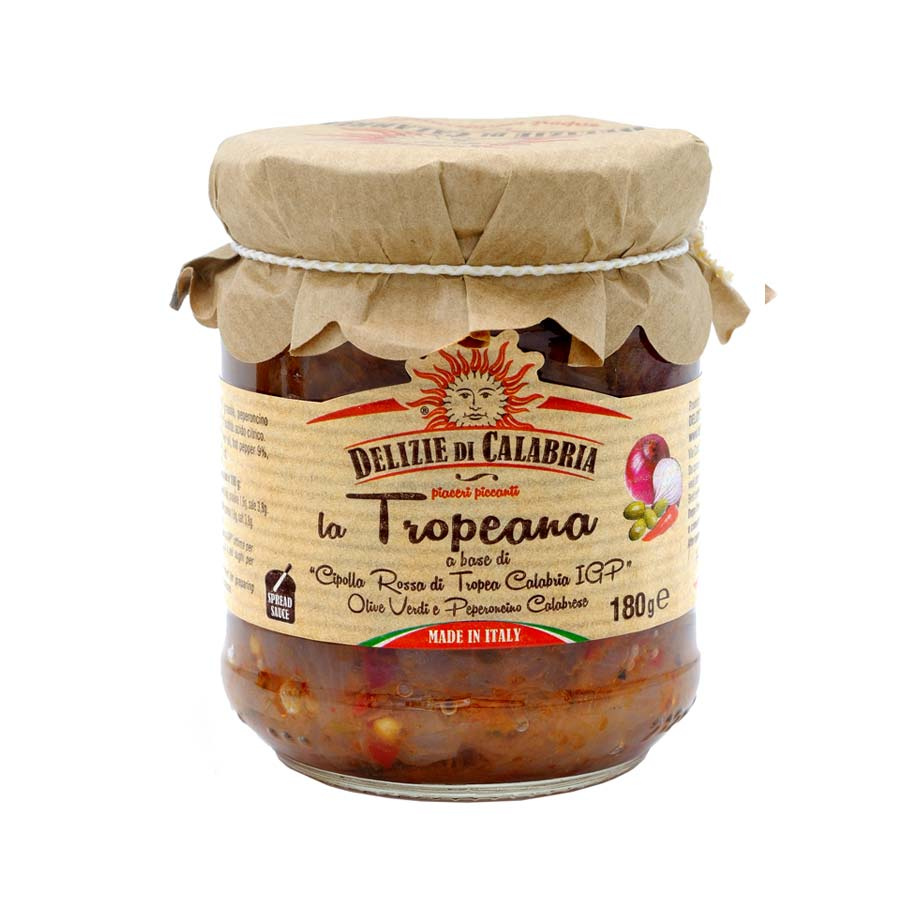 Salsa Tropeana con Cebolla Roja de Tropea Calabria IGP 180 gr