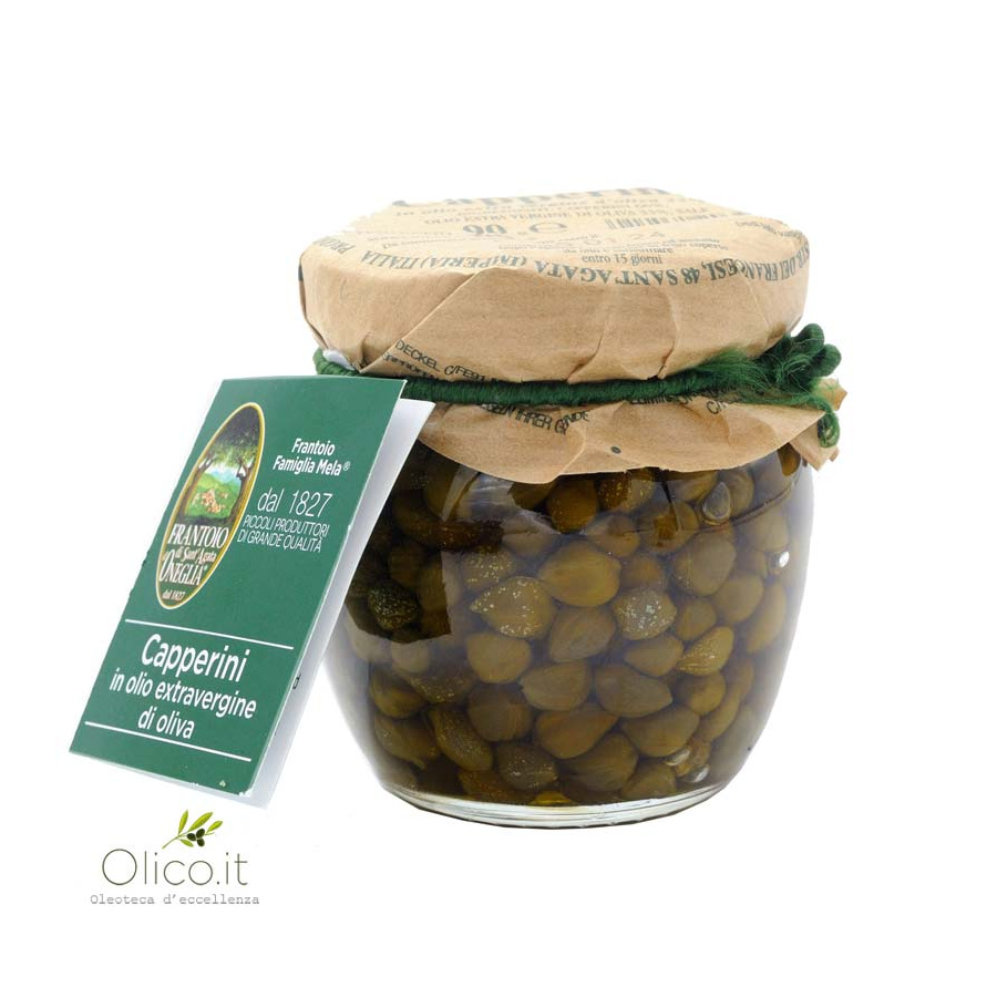 Capers in Extra Virgin Olive Oil 90 gr Frantoio Sant'Agata d'Oneglia