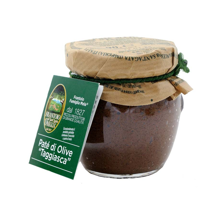 Black Olives Taggiasca Paste 90 gr Sant'Agata d'Oneglia Liguria